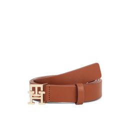 Tommy Hilfiger Damen Lederg&uuml;rtel &raquo;TH MODERN 2.5 cm breit&laquo; Gr&ouml;&szlig;enverstelbar braun 100