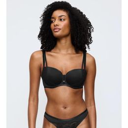 Triumph Balconette-BH &raquo;Palina Moonlight Kiss&laquo; x Palina Rojinski, gef&uuml;tterte Spacer-Cups, Spitze, Glitzergarn schwarz 80, Cup C Balconette-BH