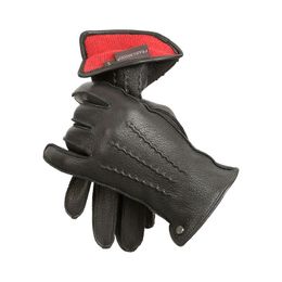 Pearlwood Damen Pearlwood Lederhandschuhe &raquo;Luke&laquo; Atmungsaktiv, W&auml;rmeregulierend, Wind - und Wasserabweisend schwarz 8,5