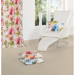 WIRTH Dekokissen &raquo;MOLINELLA&laquo; Kissenh&uuml;lle ohne F&uuml;llung, 2 St&uuml;ck blau Polyester B/L: 40cm x 40cm, 2 Stk.