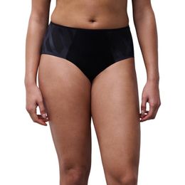 Chantelle Damen Slip &raquo;GLAZE&laquo; grafisches Gewebe mit matten und schimmernden Kontrasten schwarz 40