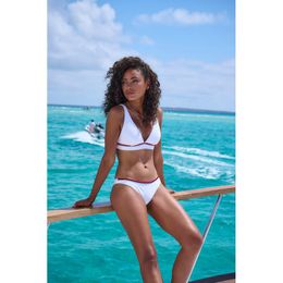 s.Oliver Damen s.Oliver Bikini-Hose &raquo;Junis&laquo; im knappen Schnitt wei&szlig; 38, N-Gr