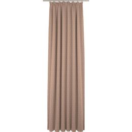 Adam Vorhang &raquo;Indian Cortezada&laquo; Kr&auml;uselband 1 Stk. tlg. aus 100% Bio-Baumwolle beige Jacquard, Baumwolle (Bio-Baumwolle) 145cm, Kr&auml;uselband, 145cm