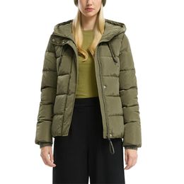 Qs Damen QS Steppjacke mit Kapuze mit Kapuze gr&uuml;n XXL