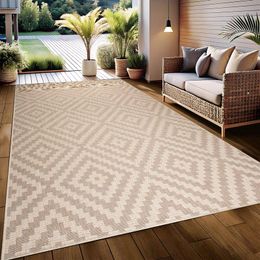 OTTO home Teppich &raquo;Cordoba auch als L&auml;ufer erh&auml;ltlich&laquo; rechteckig 3 mm H&ouml;he In- und Outdoor geeignet, Sisal-Optik, Wetterfest & UV-best&auml;ndig, Boho 