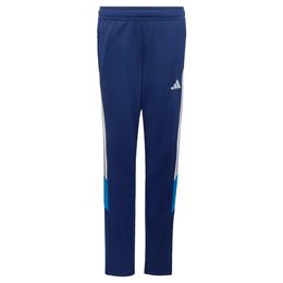ADIDAS PERFORMANCE Workout Pants 'Tiro 26 Essentials' boy size 152 Royal blue / Dark blue / White