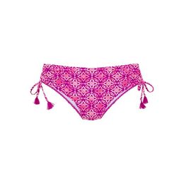 Vivance Damen Bikini-Hose &raquo;Cheerio&laquo; mit stylischem Allover-Print pink 40, N-Gr
