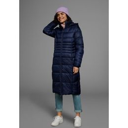 Kangaroos Damen Kangaroos Steppmantel mit abnehmbarer Kapuze blau 40