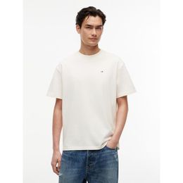 Tommy Jeans Herren T-Shirt &raquo;RELAX FLAG TEE&laquo; Relaxed fit mit Rundhalsausschnitt beige L