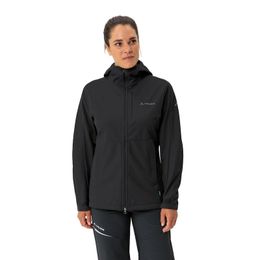 Vaude Damen Vaude Softshelljacke &raquo;Women's All Year Elope Softshell Jacket II&laquo; mit Rei&szlig;verschluss, normale L&auml;nge, aus Polyester schwarz 34