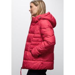 Street One Damen Street One Steppjacke mit Kapuze mit Kapuze rot 36