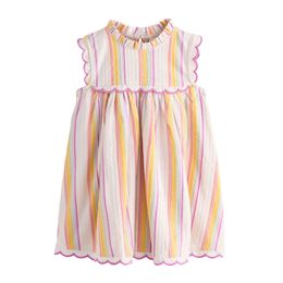 next Kleid M&auml;dchen Gr&ouml;&szlig;e 74 curry / dunkellila / rot / offwhite