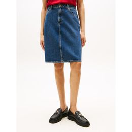 Tommy Hilfiger Damen Jeansrock &raquo;DNM DEE STRAIGHT KNEE RW SKIRT&laquo; blau 36