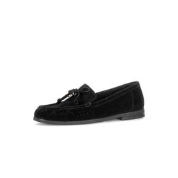 Gabor Herren Slipper Schlupfschuh, Businessschuh in Komfortweite G (=weit) schwarz 44