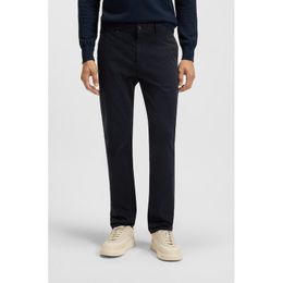 BOSS Orange Herren BOSS Orange Chinohose &raquo;Slim-fit&laquo; Aus komfortabler Stretch-Baumwolle und mit praktischen Ges&auml;&szlig;taschen blau 34, L&auml;nge 32