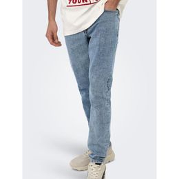Only & Sons Only & Sons Herren ONLY & SONS Slim-fit-Jeans &raquo;ONSLOOM SLIM PIM DNM CIFF&laquo; Baumwollmischung, slim fit 36, L&auml;nge 32