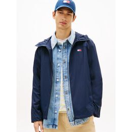 Tommy Jeans Herren Outdoorjacke &raquo;TJM OUTDOOR SHELL&laquo; mit Kapuze Windsheeter Windjacke Packable Fahrradjacke Regular fit mit Kapuze blau XL