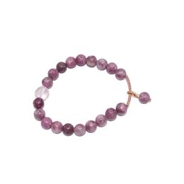 Firetti Damen Charm-Armband &raquo;Schmuck Geschenk Silber 925 Armkette Charmarmband Sternzeichen&laquo; Made in Germany - mit Edelsteinen rosa 18, Sch&uuml;tze, 