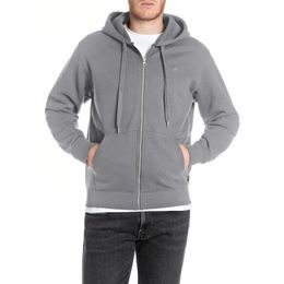Replay Herren Kapuzensweatjacke grau XL