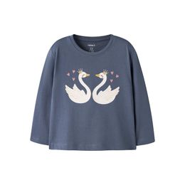 name it M&auml;dchen Langarmshirt &raquo;NMFVEEN LS NREG TOP&laquo; Baumwolle, regular fit 92