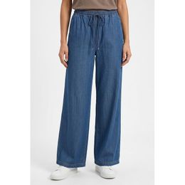 BOSS Orange Damen BOSS Orange Schlupfhose &raquo;Tanella Premium Damenmode&laquo; Wide Leg, Denim Look 36, N-Gr