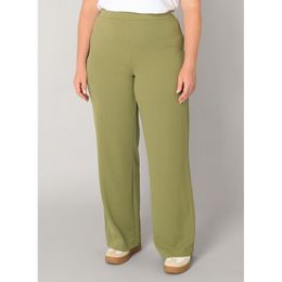 Base Level Curvy Damen Treggings &raquo;Arah&laquo; Gro&szlig;e Gr&ouml;&szlig;en gr&uuml;n 48, L&auml;nge 32
