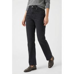Calvin Klein Jeans Damen Straight-Jeans &raquo;HGH RS STRGHT CK ESS&laquo; Mit G&uuml;rtelschlaufen schwarz 28, L&auml;nge 30