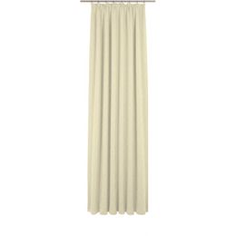 WIRTH Vorhang &raquo;Westport&laquo; Smokband 1 Stk. tlg. beige Jacquard, Polyester 145cm, Smokband, 132cm