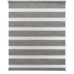 GOOD LIFE Doppelrollo &raquo;MELIA&laquo; Lichtschutz ohne Bohren grau Kunststoff, Metall, Polyester 150cm, 40cm