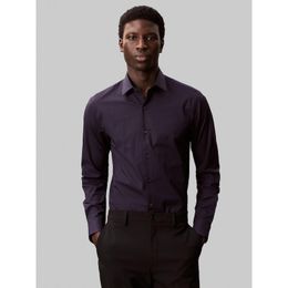 Calvin Klein Herren Businesshemd &raquo;SLIM ESNTL POPLIN NOS STR SLD&laquo; Mit Monogramm-Stickerei blau 41, N-Gr