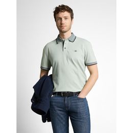 Tom Tailor Herren Tom Tailor Poloshirt mit Logo Print gr&uuml;n S
