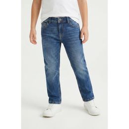 Tom Tailor Jungen Tom Tailor 5-Pocket-Jeans &raquo;JOHN&laquo; mit starker Waschung blau 146, N-Gr