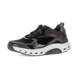 Rollingsoft Damen rollingsoft Plateausneaker mit gepolstertem Schaftrand silber 40