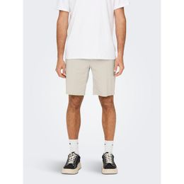 Only & Sons Only & Sons Herren ONLY & SONS Chinoshorts &raquo;ONSMARK 0011 COTTON LINEN SHORTS NOOS&laquo; beige M, N-Gr