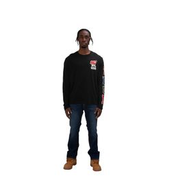 True Religion Herren Straight-Jeans &raquo;RICKY SN FLAP&laquo; Baumwollmischung, straight fit 34, L&auml;nge 32