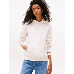 Tommy Jeans Damen Kapuzensweatshirt &raquo;TJW REG LINEAR HOODIE EXT&laquo; wei&szlig; L (40)