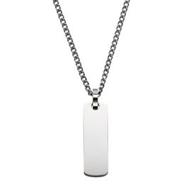Firetti Herren Kette mit Anh&auml;nger &raquo;Schmuck Geschenk Halskette&laquo; silber 45, Edelstahl