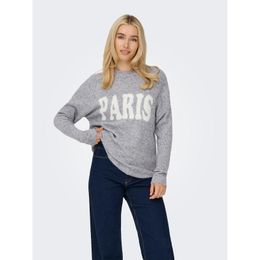 Only Damen Only Strickpullover &raquo;ONLJERICO L/S PULLOVER KNT NOOS&laquo; grau XL