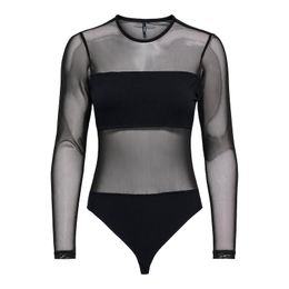 Only Damen Only Langarmbody &raquo;ONLMEL L/S BODYSTOCKING CS JRS&laquo; Baumwollmischung schwarz S, N-Gr