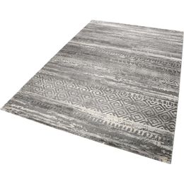 Esprit Teppich &raquo;Makai ESP-5202&laquo; rechteckig 12 mm H&ouml;he modernes Design, Kurzflor, Schlafzimmer, Wohnzimmer grau Kunstfaser B : 80cm 1 Stk., 12mm, L: 150cm