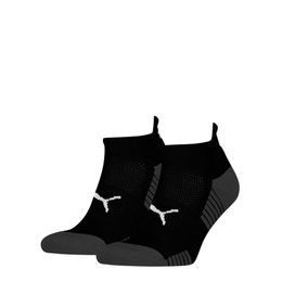 Puma Damen Puma Sneakersocken &raquo;Puma UNISEX SPORT CUSHIONED SNEAKER 2P&laquo; 2 Paar, Gepolsterte Sohle, niedriger Schnitt schwarz 35-38