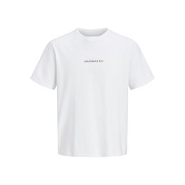 Jack & Jones Jack & Jones Herren T-Shirt &raquo;JCOECHO GRAPHIC BACK PRINT SS TEE CN FST&laquo; Baumwolle, regular fit wei&szlig; XS