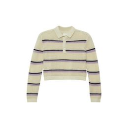 s.Oliver Junior M&auml;dchen s.Oliver Junior Strickpullover im Streifenlook und kurz 146/152