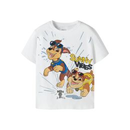 name it Jungen T-Shirt &raquo;NMMMACAS PAW SS NREG TOP CPLG&laquo; Baumwollmischung, regular fit 116