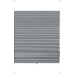 Gardinia Plissee &raquo;EASYFIX Greta&laquo; Lichtschutz ohne Bohren verspannt inkl. dezenter Abdeckleiste (Staubschutz) blau Obermaterial: 100% Polyester 130cm, 