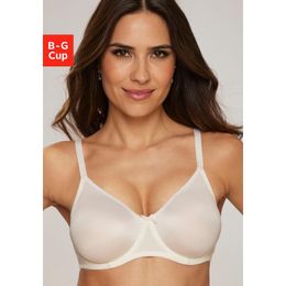 Nuance by Lascana Minimizer-BH mit B&uuml;gel und nahtlosen Cups aus schimmerndem Material, gro&szlig;e Gr&ouml;&szlig;en beige 95, Cup C Minimizer-BH