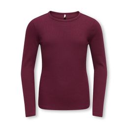 Kids Only M&auml;dchen KIDS Only Langarmshirt &raquo;KOGLUCKY L/S O NECK TOP JRS NOOS&laquo; Baumwollmischung, regular fit 110/116