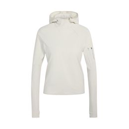 adidas by Stella McCartney Funktionsshirt ' Running Hybrid Open-Back Hooded Long' Damen Gr&ouml;&szlig;e M hellgrau