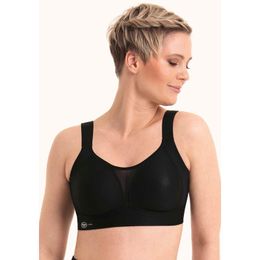 Anita active Sport-BH &raquo;Smart Control&laquo; Cups vorgeformt, weich, nahtlos, schlicht, breites Unterbrustband schwarz 100, Cup D Sport-BH
