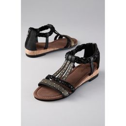 Aniston Shoes Damen Aniston SHOES Riemchensandale Sommerschuh, Sandalette - NEUE KOLLEKTION 37